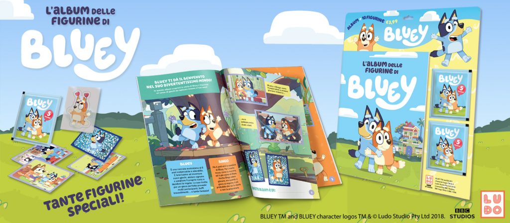 L’album delle figurine di Bluey – Diramix