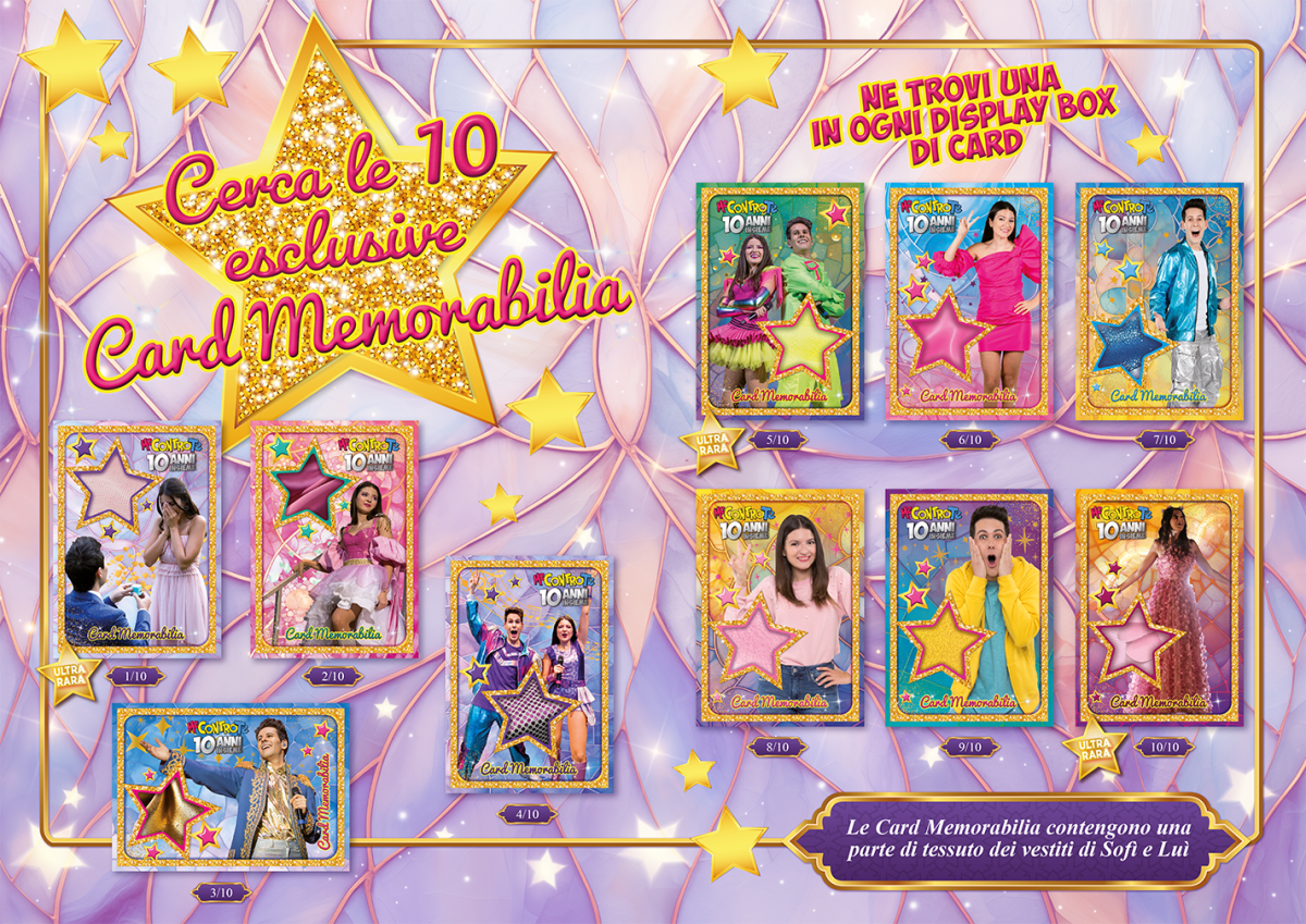 Me Contro Te 10 Anni Insieme Sticker & Card Collection – Diramix