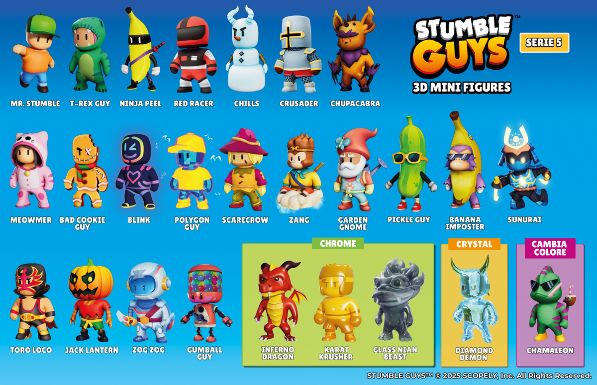Stumble Guys 3D Mini Figures serie 5 – Diramix